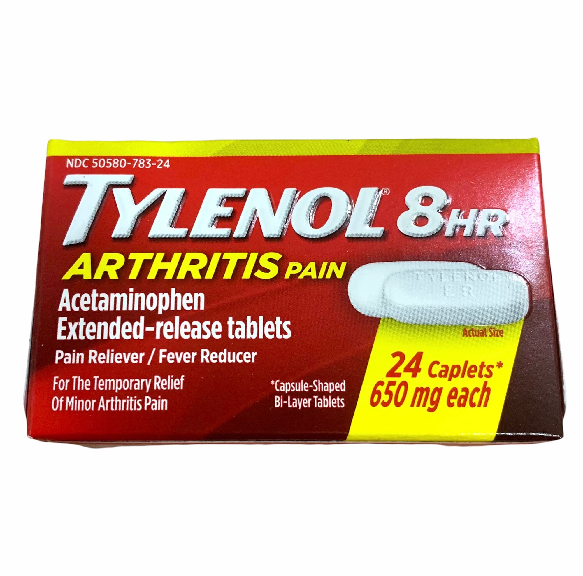 Tylenol 8HR Arthritis Pain 650mg 24caplets Expiry 05/2025 | Lazada PH
