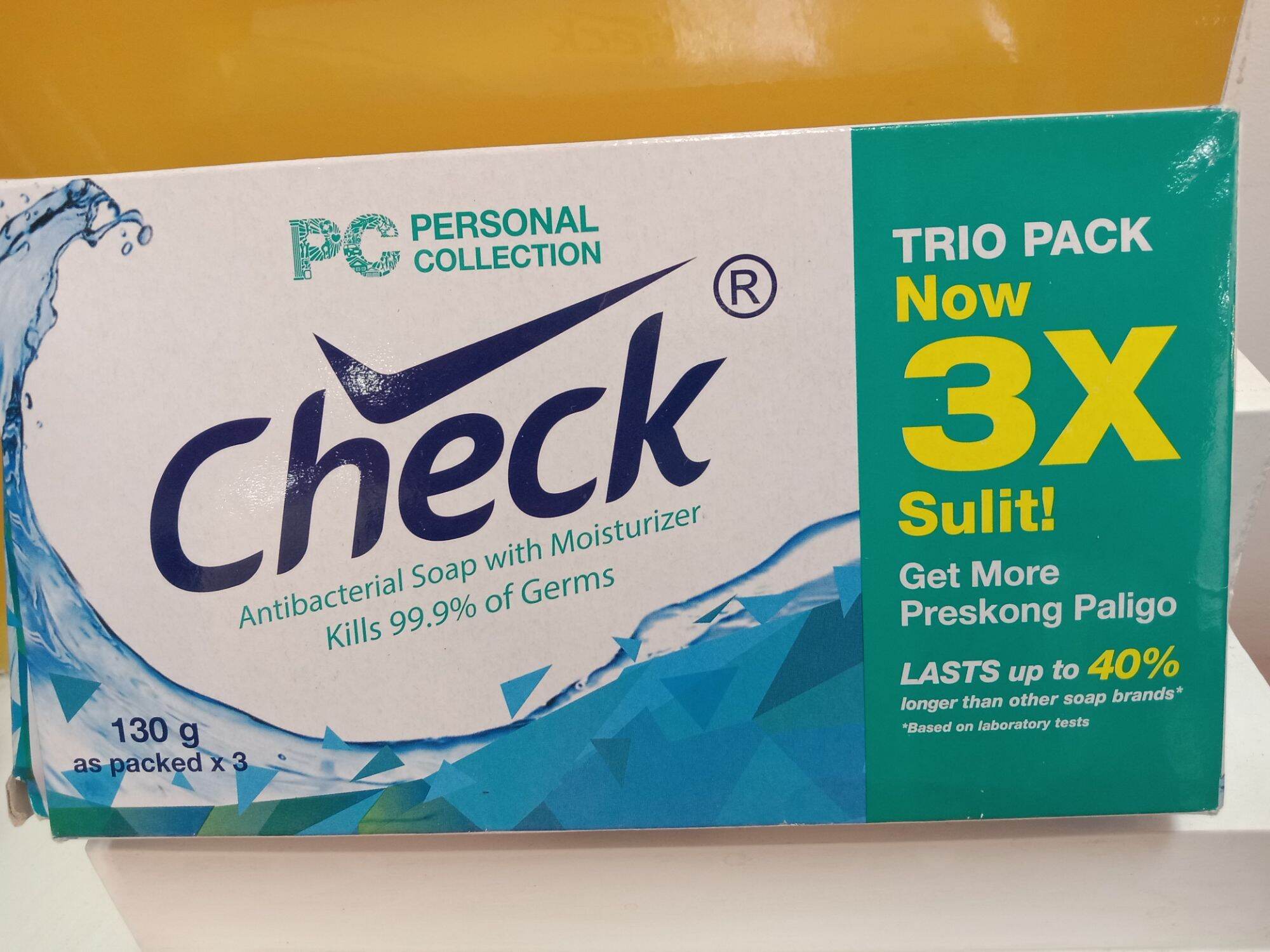 💥Bam-Bom💥 Personal Collection CHECK SOAP TRIO Pack Antibacterial Soap ...