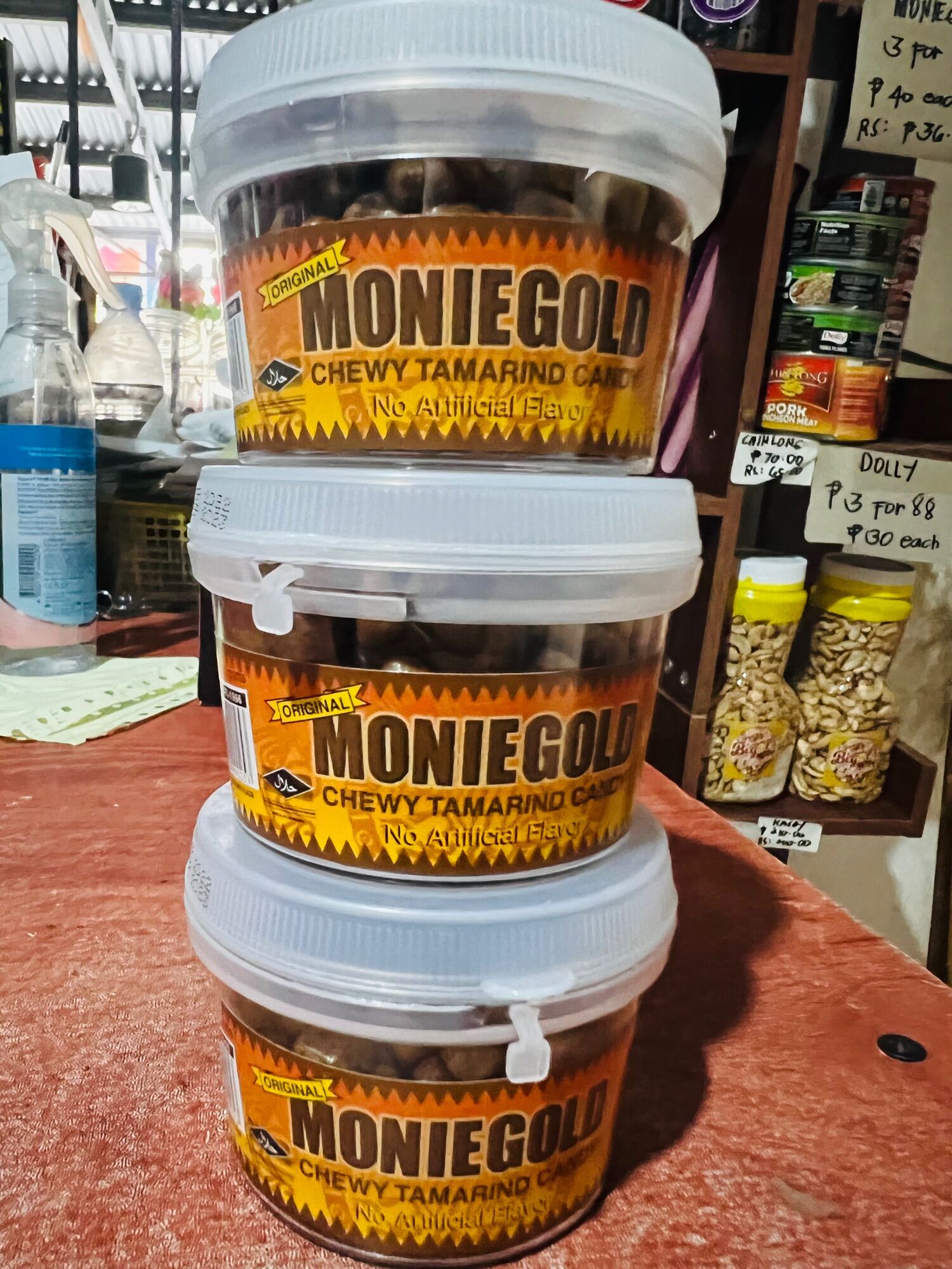 Moniegold chewy tamarind candy get 2 take 1(3pcs) | Lazada PH
