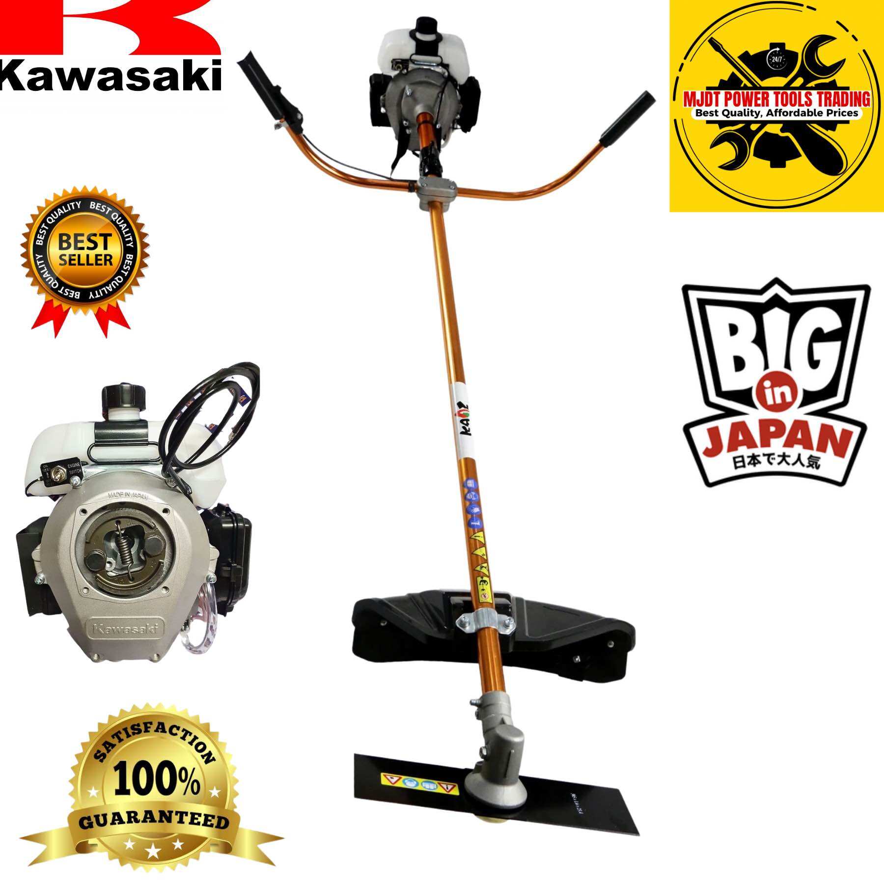 Kawasaki TD40 Original Japan Grass Cutter Petrol 2 Stroke 40.2cc Engine ...