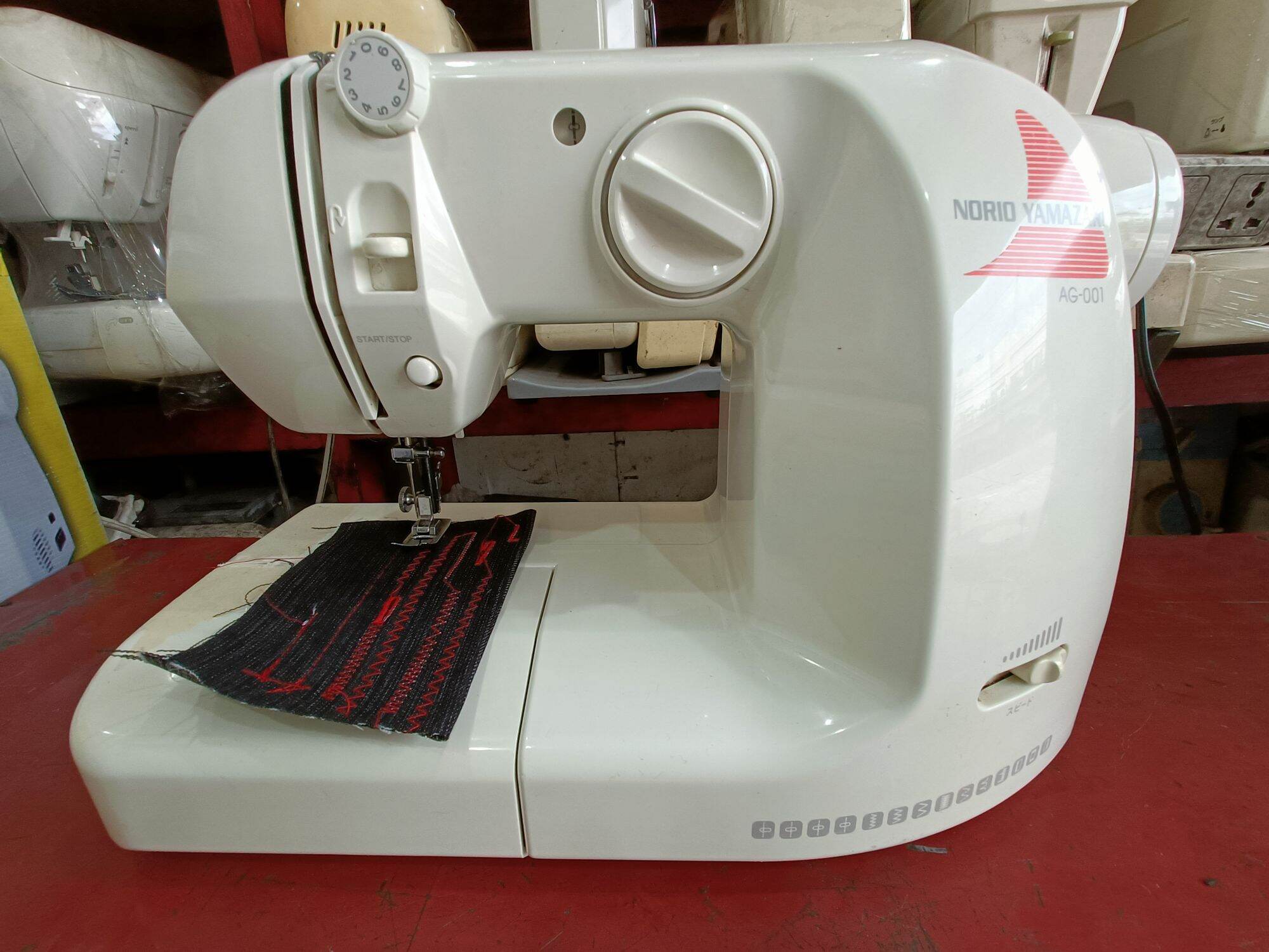sewing machine japan surplus japan made.automatic pushbutton operate 12 ...