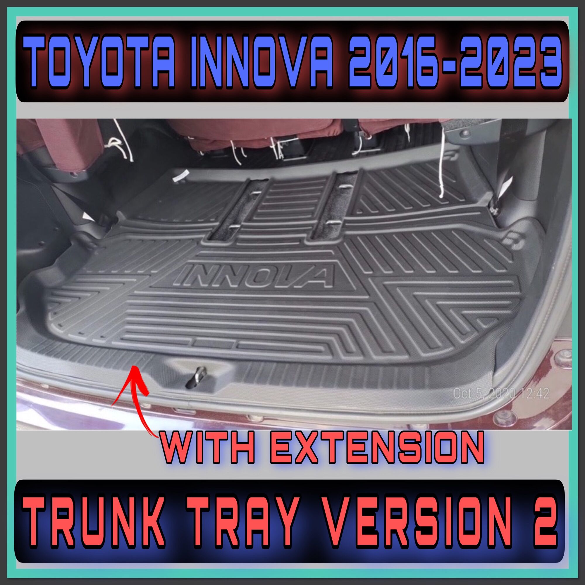 TOYOTA INNOVA 2016-2023 CARGO TRAY V2 | Lazada PH