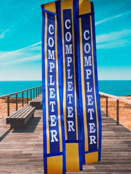 COMPLETER SASH/ SABLAY FOR GRADUATION OR MOVING UP WRAP AROUND 1 PIECE ...