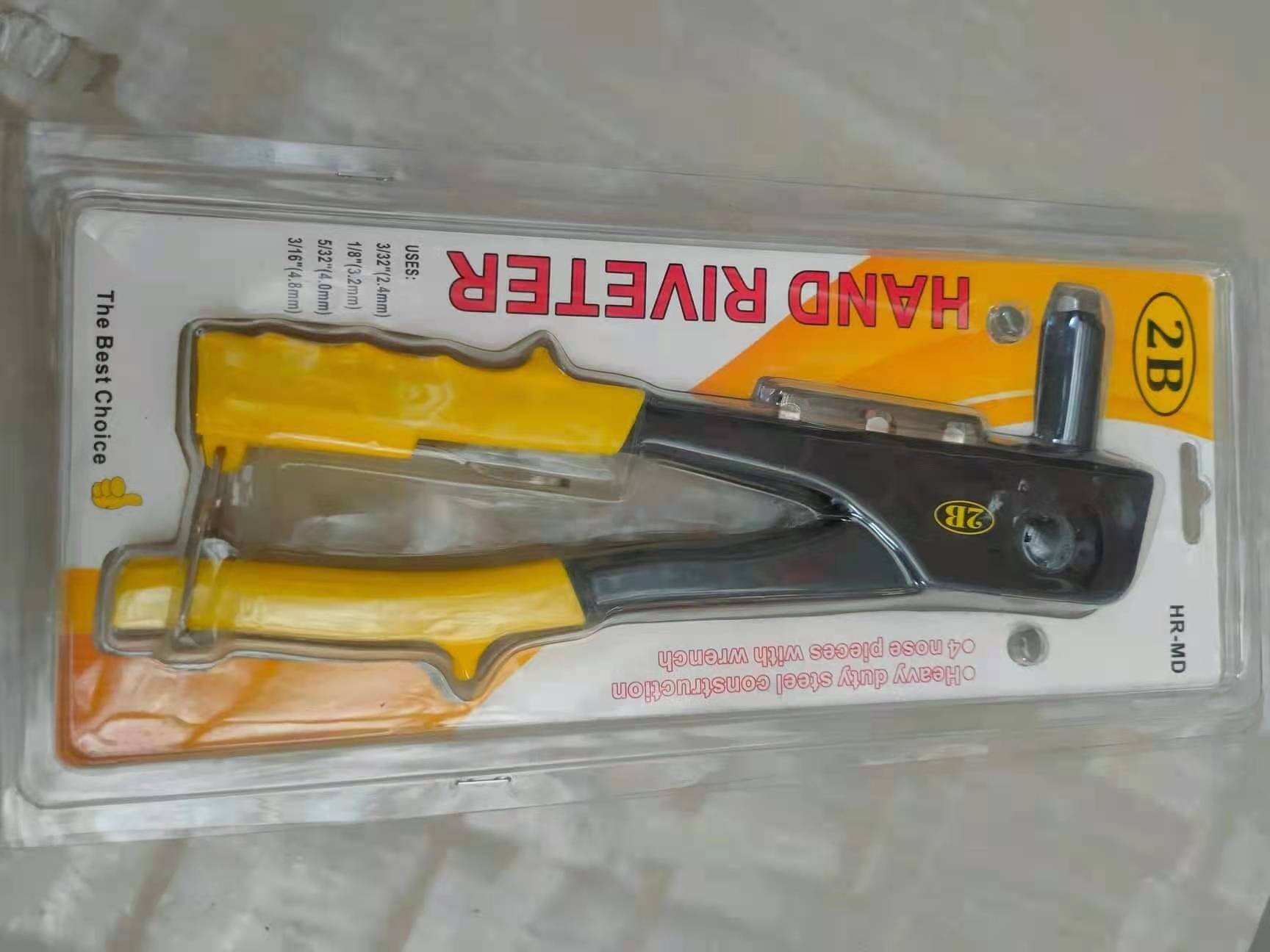 hand reviter heavy duty steel construction 4 nose pieces with wrench ...