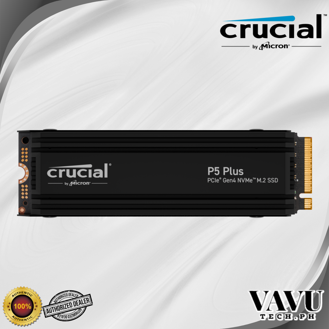 Crucial P5 Plus Gen4 (w/heatsink) M.2 NVME PCIe 4.0 3D NAND 2280 SSD 2TB, 1TB, 500GB | Lazada PH