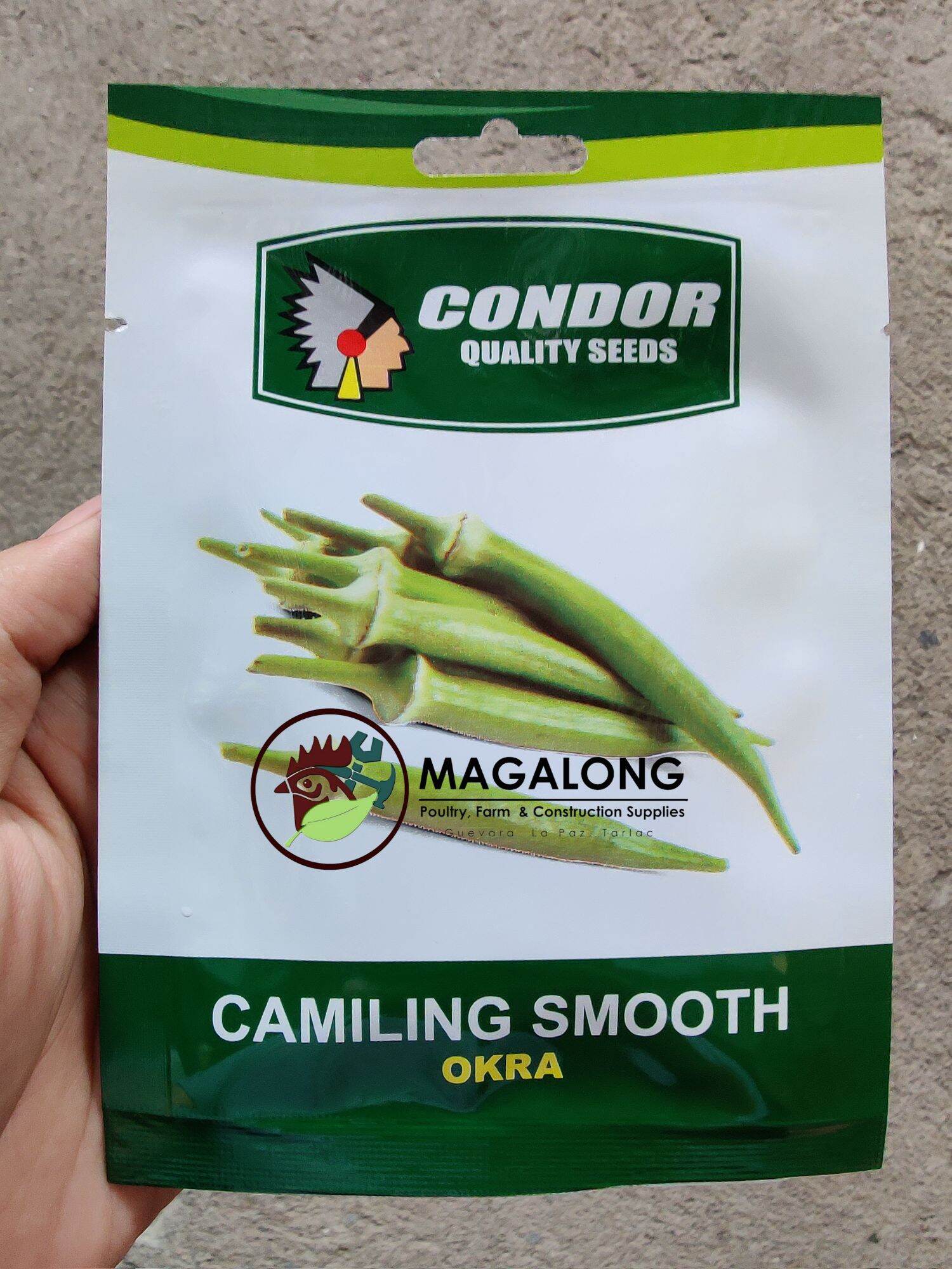 CONDOR SEEDS - OKRA SEEDS - CAMILING SMOOTH 7 Grams | Lazada PH