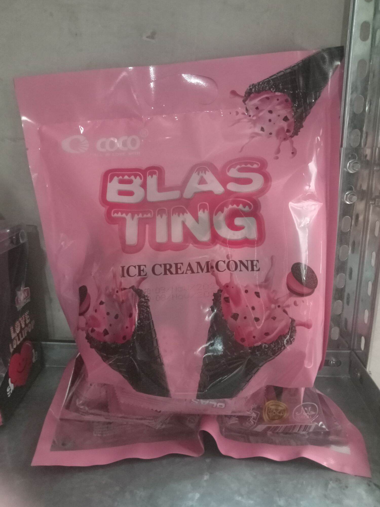 Blas Ting ice cream cone 300g strawberry flavor | Lazada PH