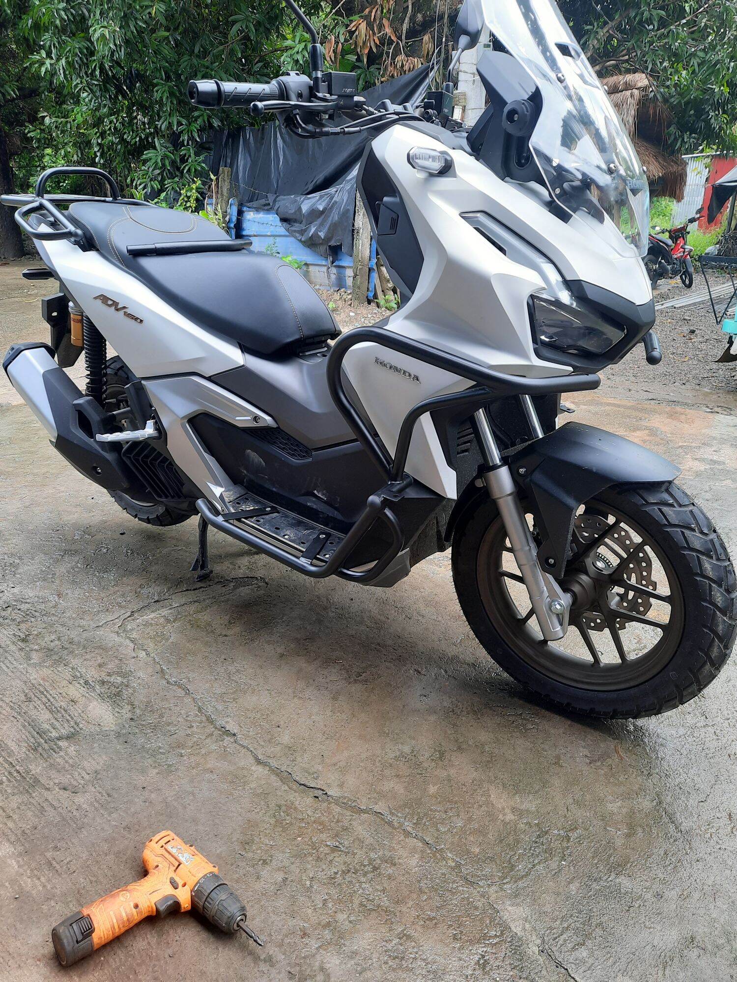 HONDA ADV 160 SEMI FULL HEAVY-DUTY CRASHGUARD FORSALE(POWDER COAT) | Lazada PH