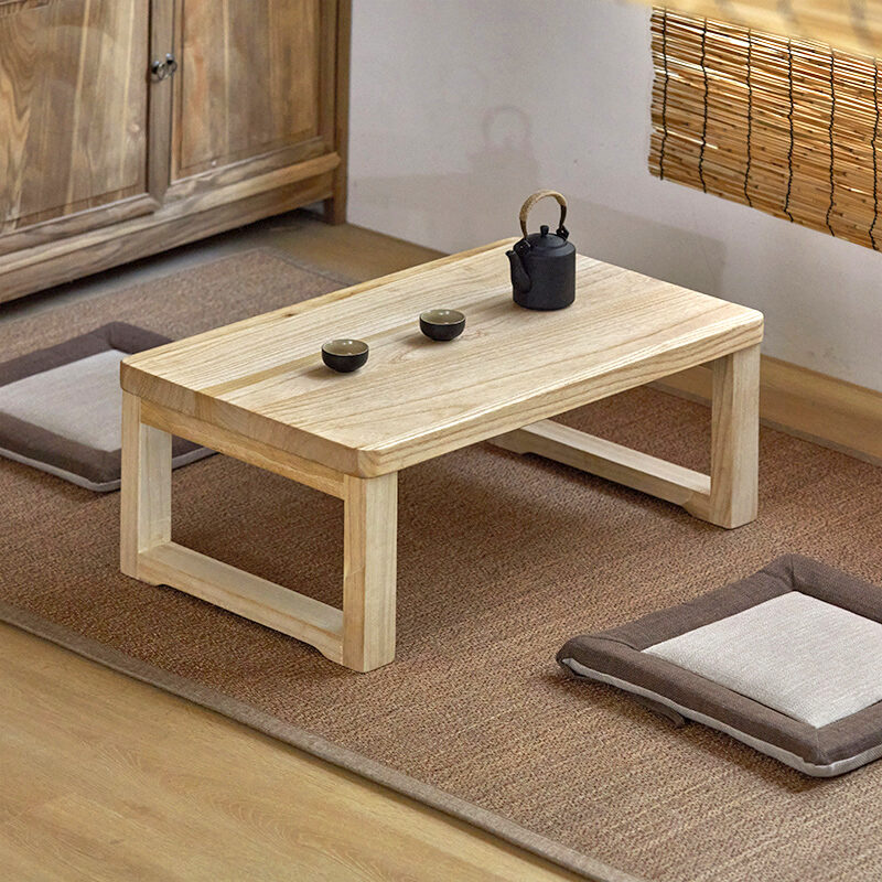Japanese Style Small Tea Table Tatami Short Table Solid Wood Tea Table ...