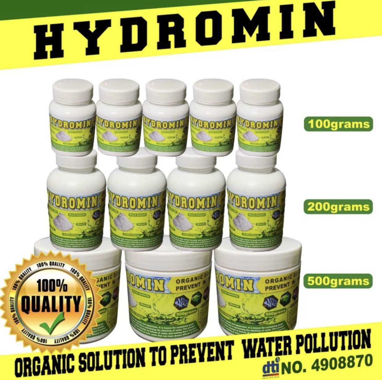 HYDROMIN Organic solution To Prevent Water Pollution | Lazada PH