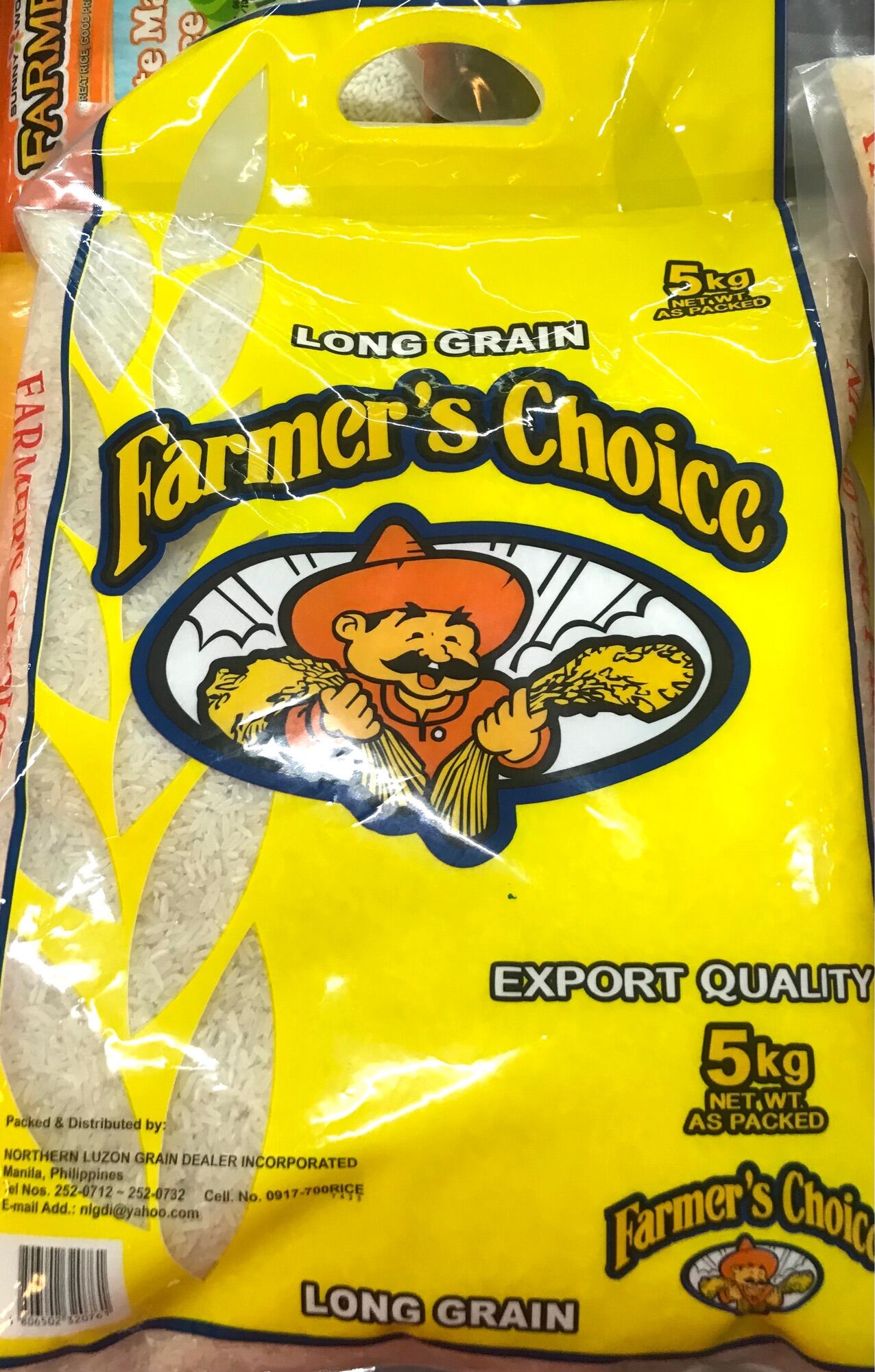 5kg Farmer’s Choice Long Grain White Rice | Lazada PH