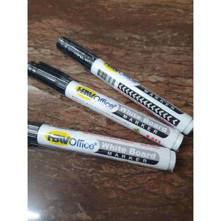 HBW WHITE BOARD MARKER, 12PIECES per box or piece / HBW INk | Lazada PH