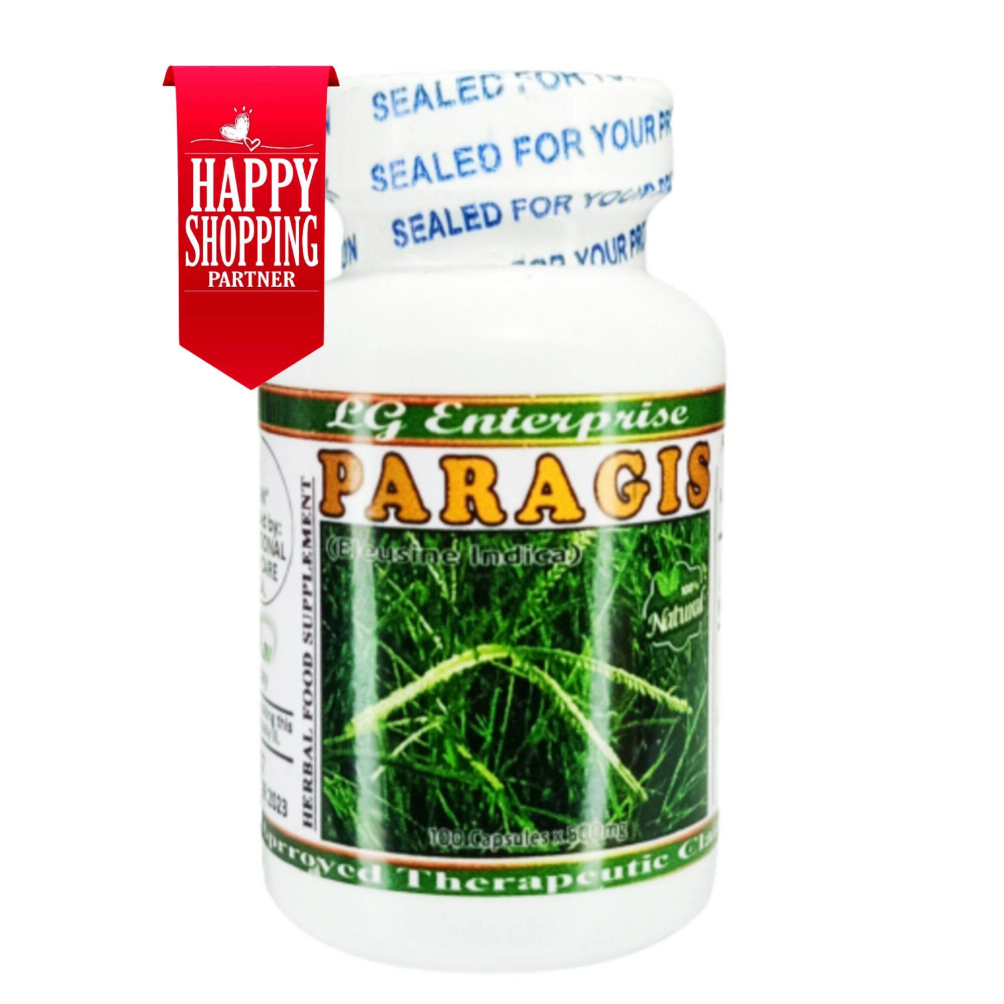 Paragis Capsule Food Supplement 100 Capsules x 500mg | Lazada PH