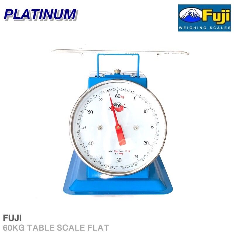 Fuji | 60kg Weighing Scale | Industrial Market Table Scale | Flat Top ...