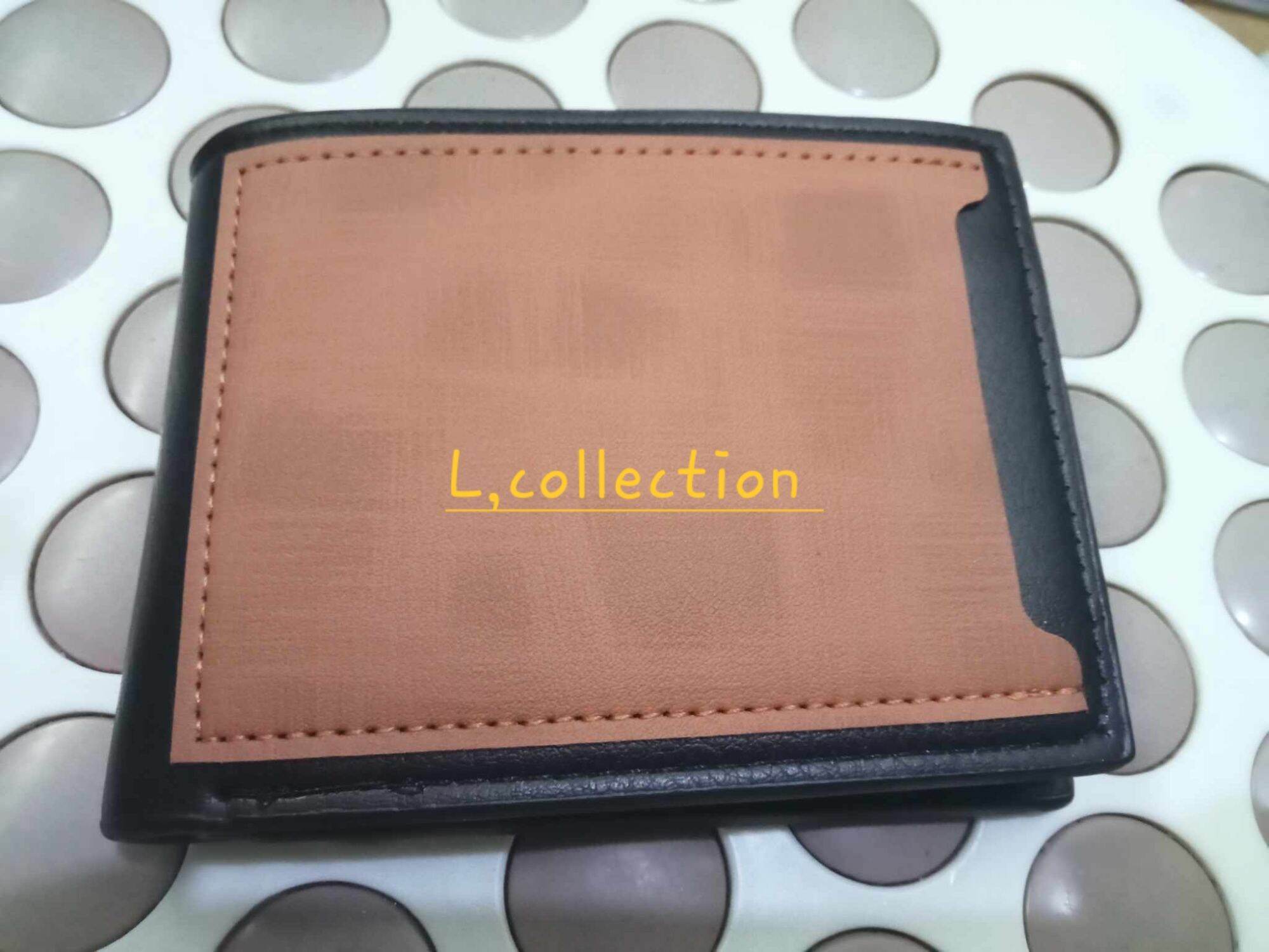 mens PU trifold leather wallet | Lazada PH