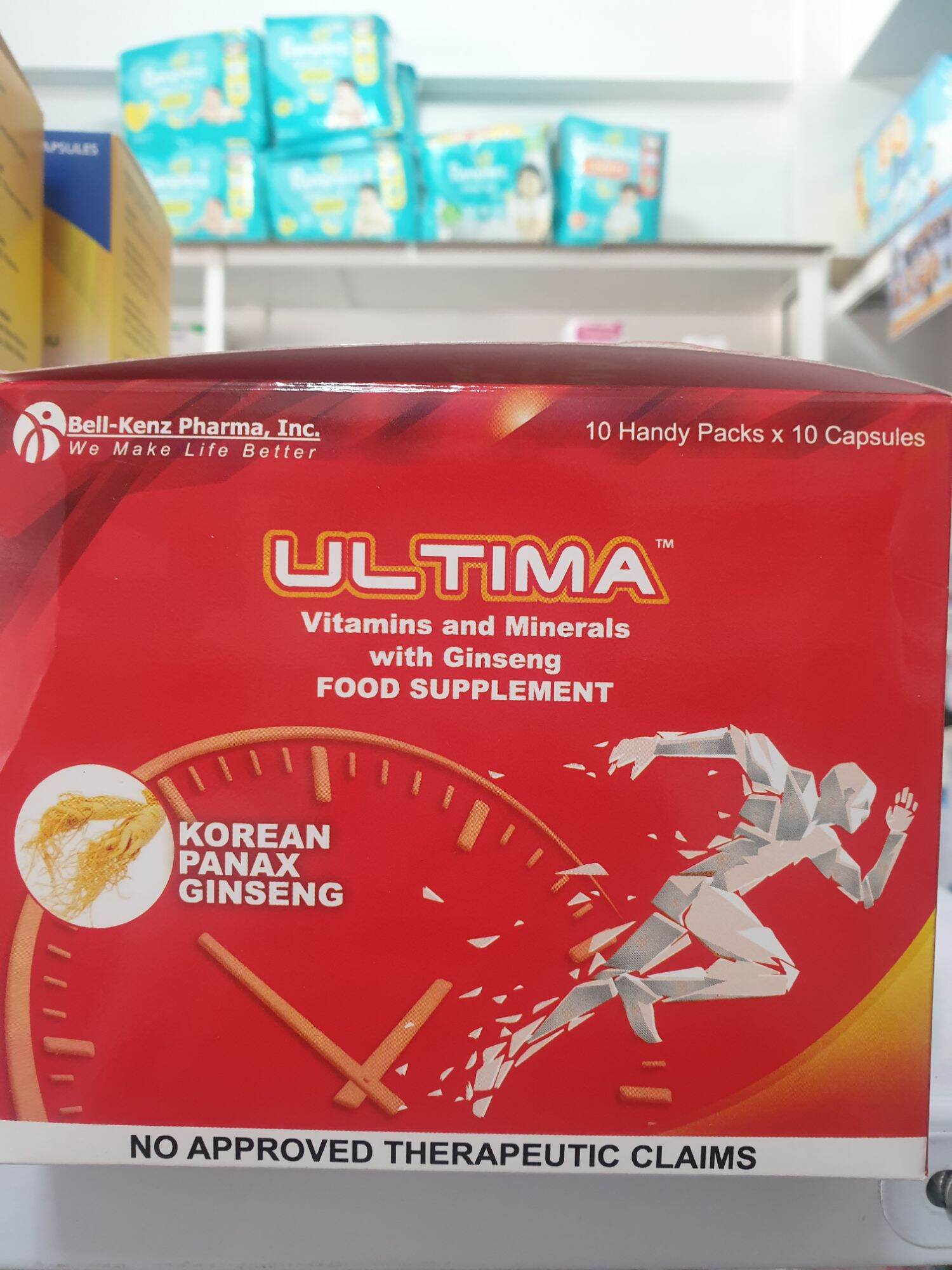 Ultima Vitamins and Minerals with Ginseng box of 100's | Lazada PH