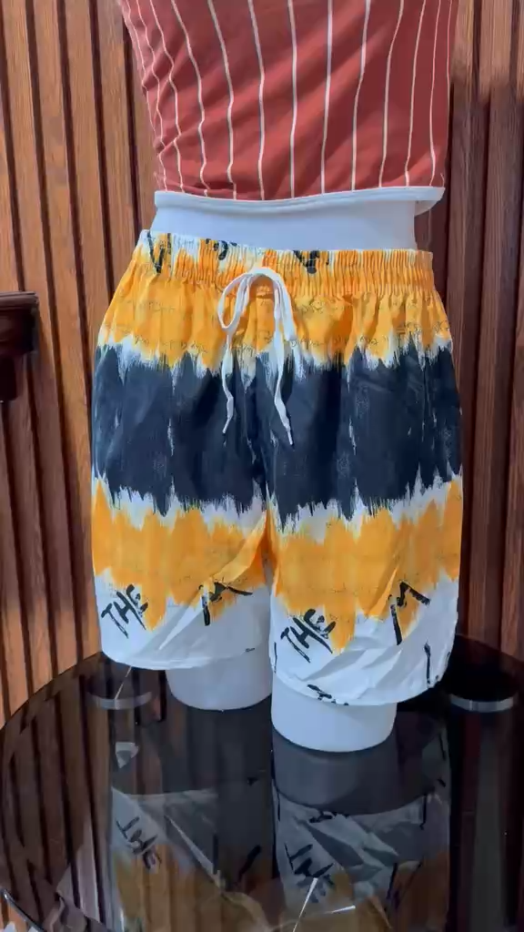 Taslan Short with design for Women Free size (28 to 35 waistline) with ...