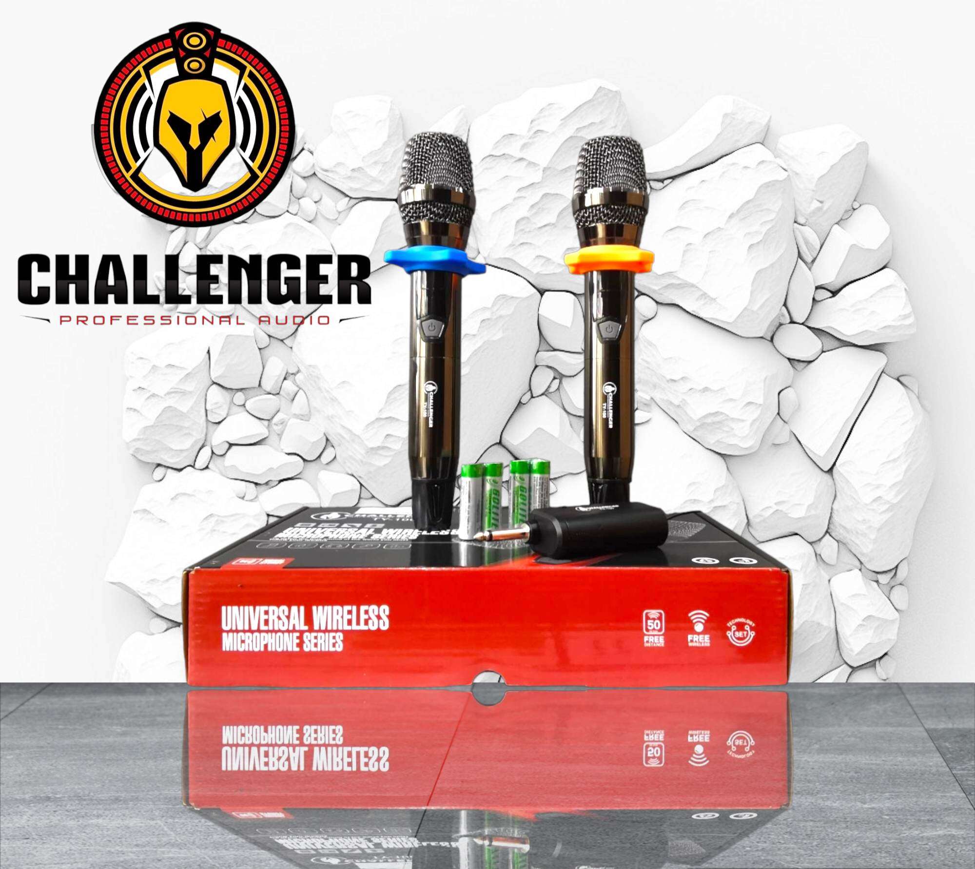 Challenger TY-100 Dual Universal Wireless Mic | Lazada PH