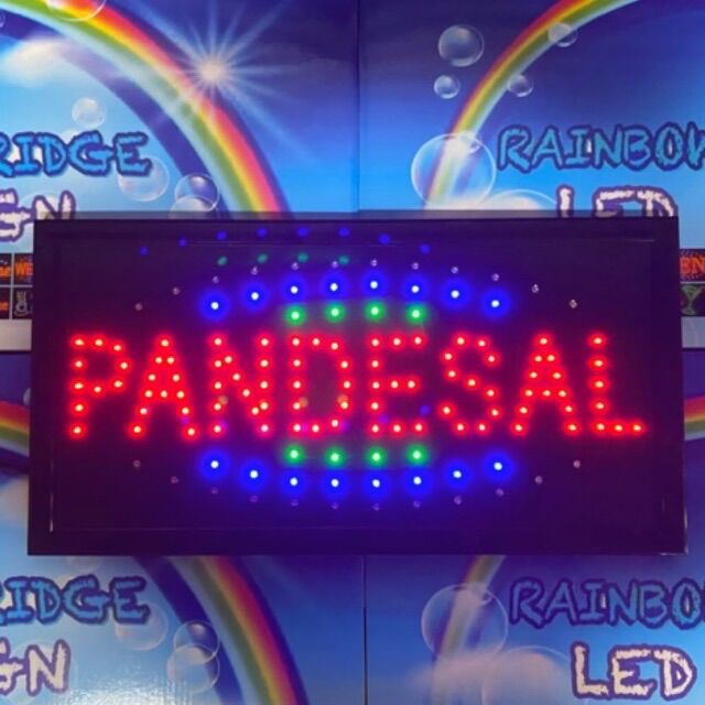 PANDESAL - RAINBOW BRIDGE LED SIGNAGE (New-Small) #SIZE: W48cm #881 ...