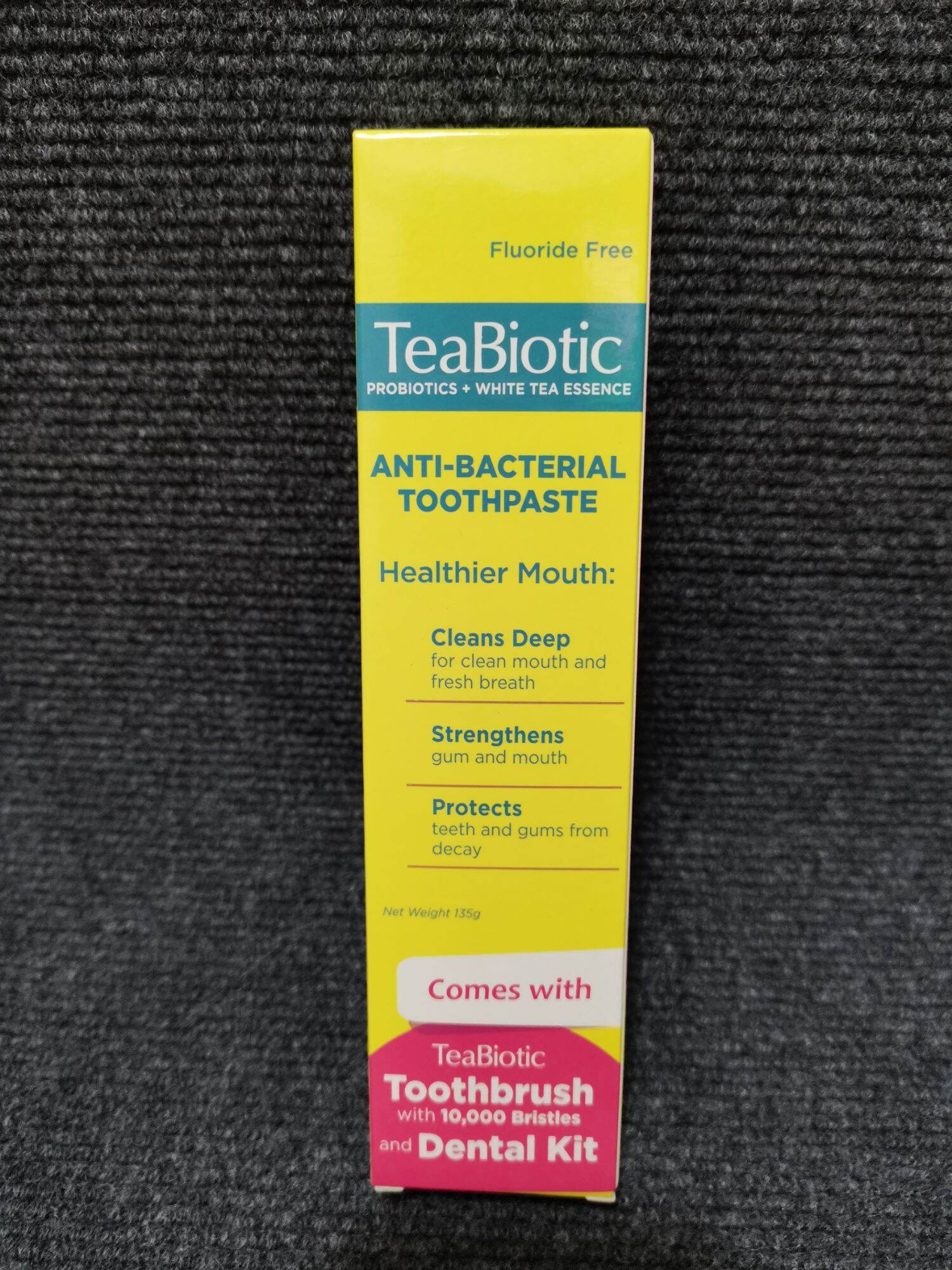 Teabiotic 10,000 Soft Bristles Toothbrush / Probiotic + White tea ...