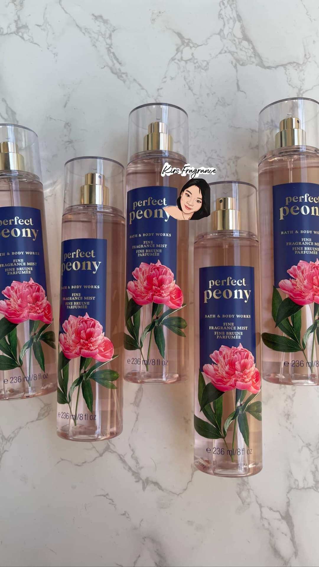 Bath & Body Works Perfect Peony Fragrance Mist 236ml | Lazada PH