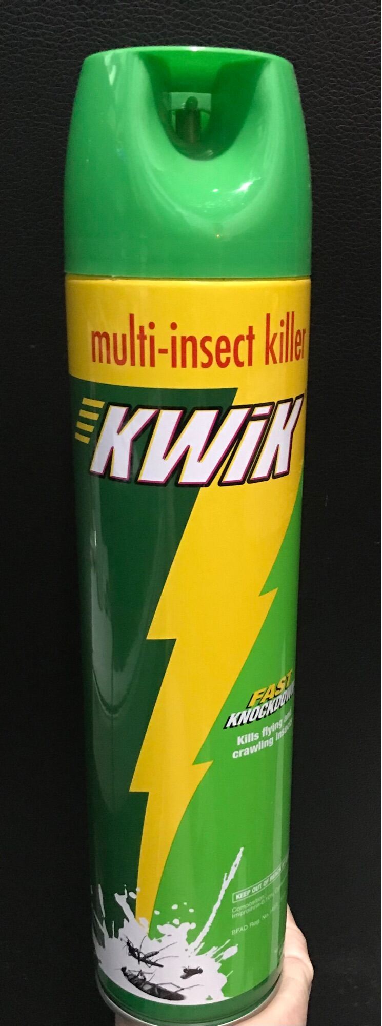 Kwik Multi-Insect Killer Insecticide Spray 600mL Knocks Out Cockroaches ...