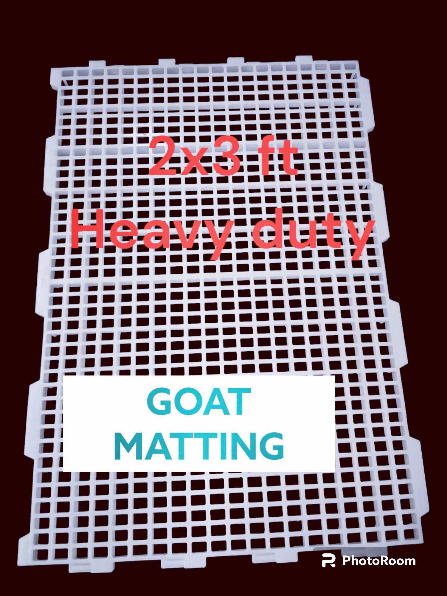 plastic matting 2x3 WHITE, goat matting 2x3 WHITE, heavy duty plastic ...