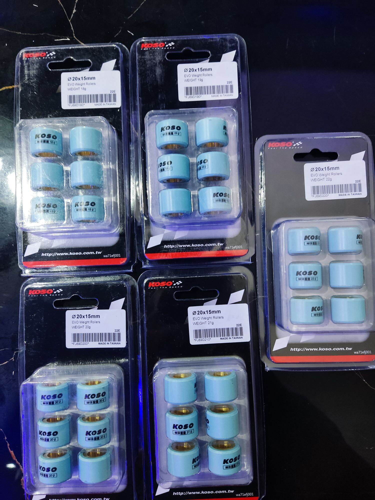 Koso Flyball/Bola for Honda Click/Pcx/Adv 13g, 14g, 15g, 18g, 19g, 20g ...