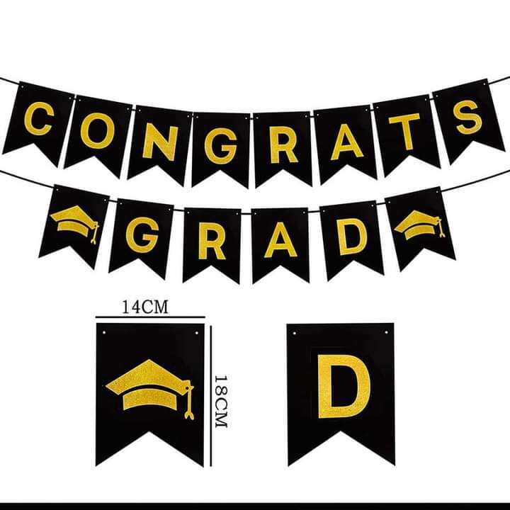 Congrats Banner for Graduation party items | Lazada PH