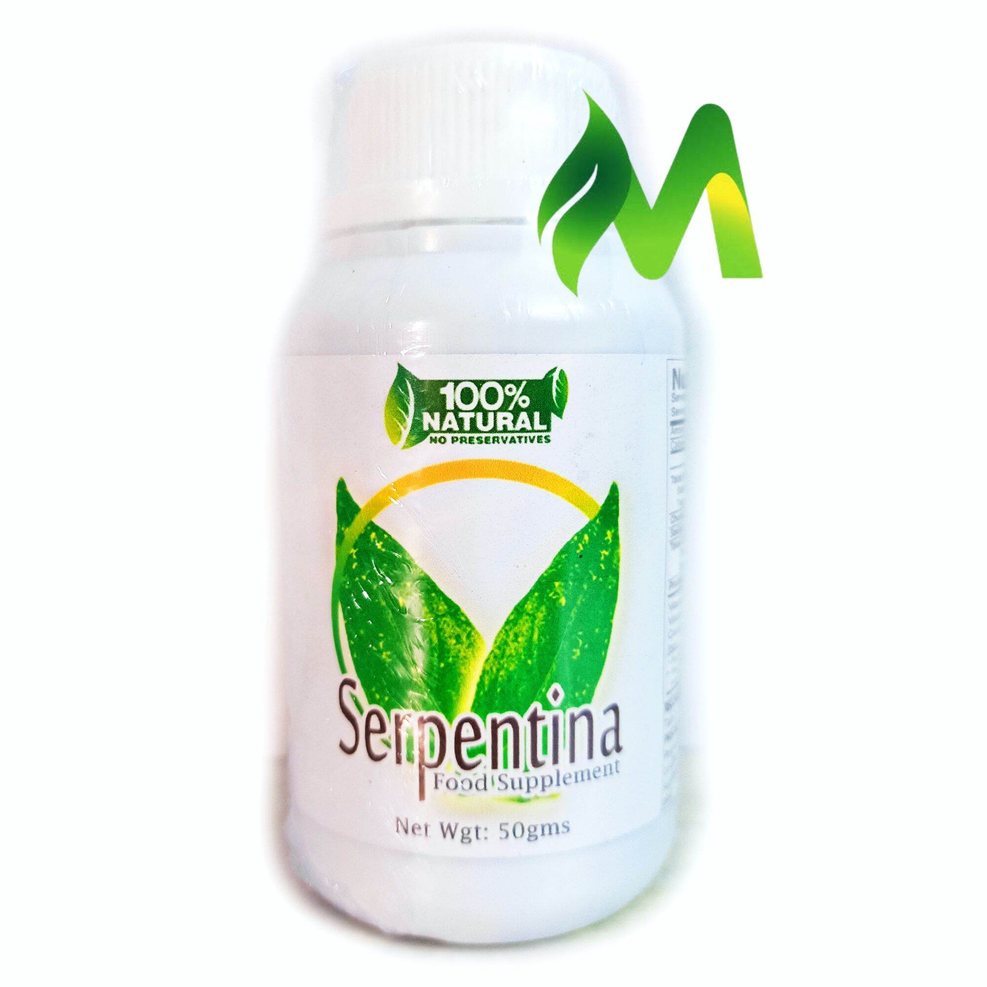 Serpentina Capsule Natural Herbs 100 Capsules | Lazada PH