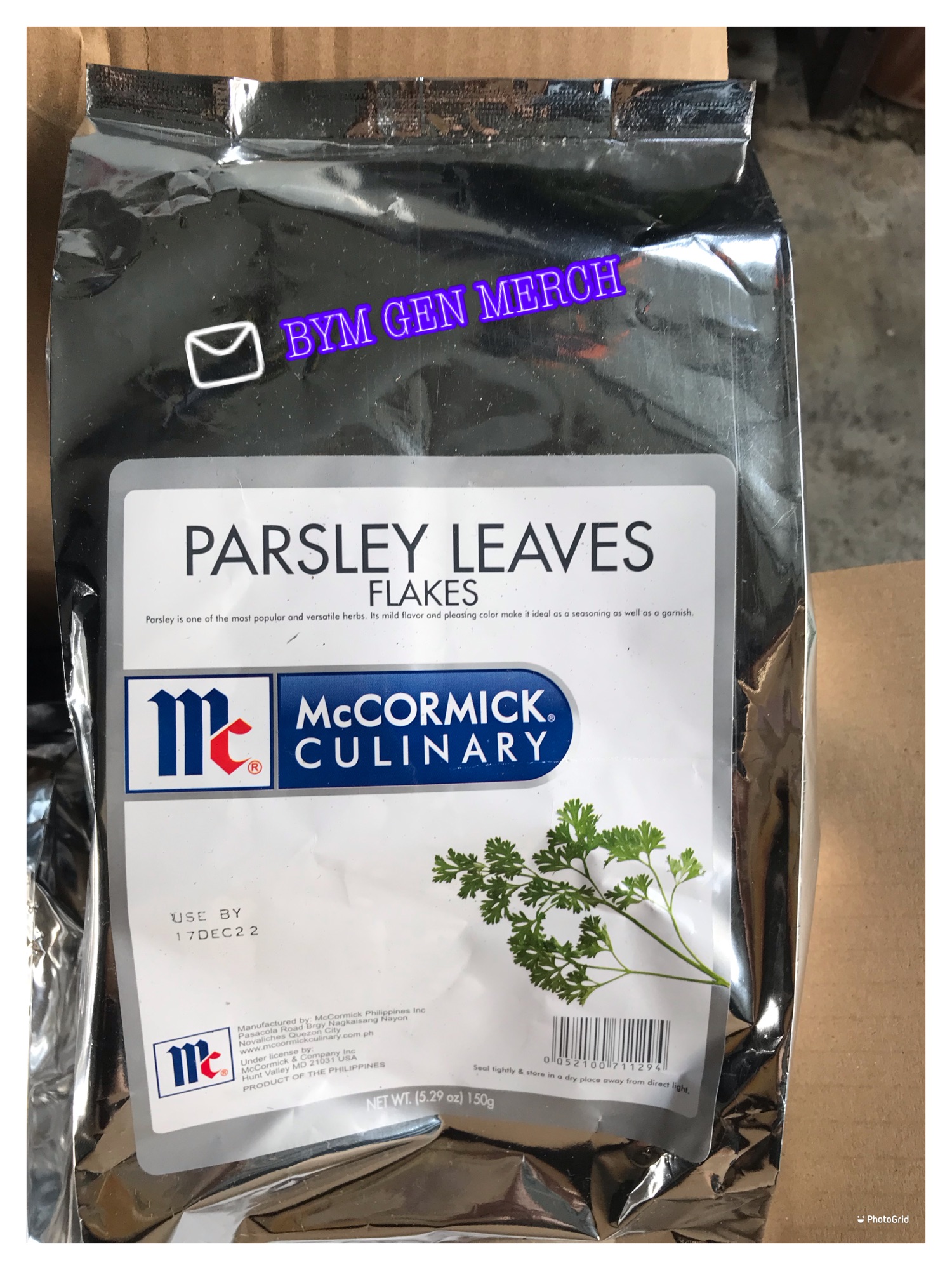 Mc Cormick Parsley Flakes 150g on hand [ fast Shipping] | Lazada PH