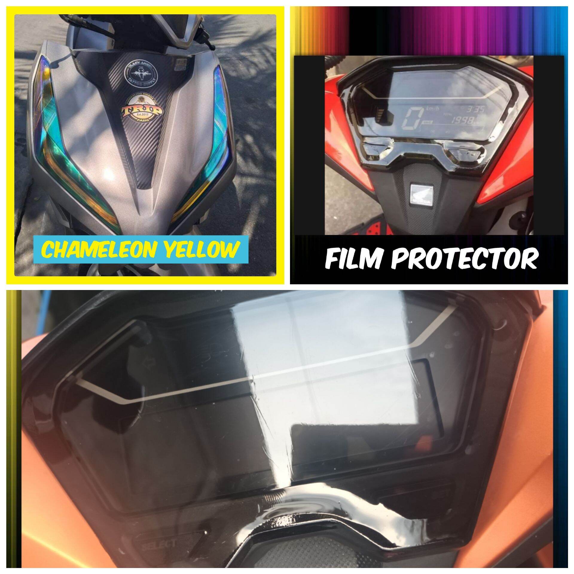 Honda Click V2 Kilay tint with Film protector | Lazada PH