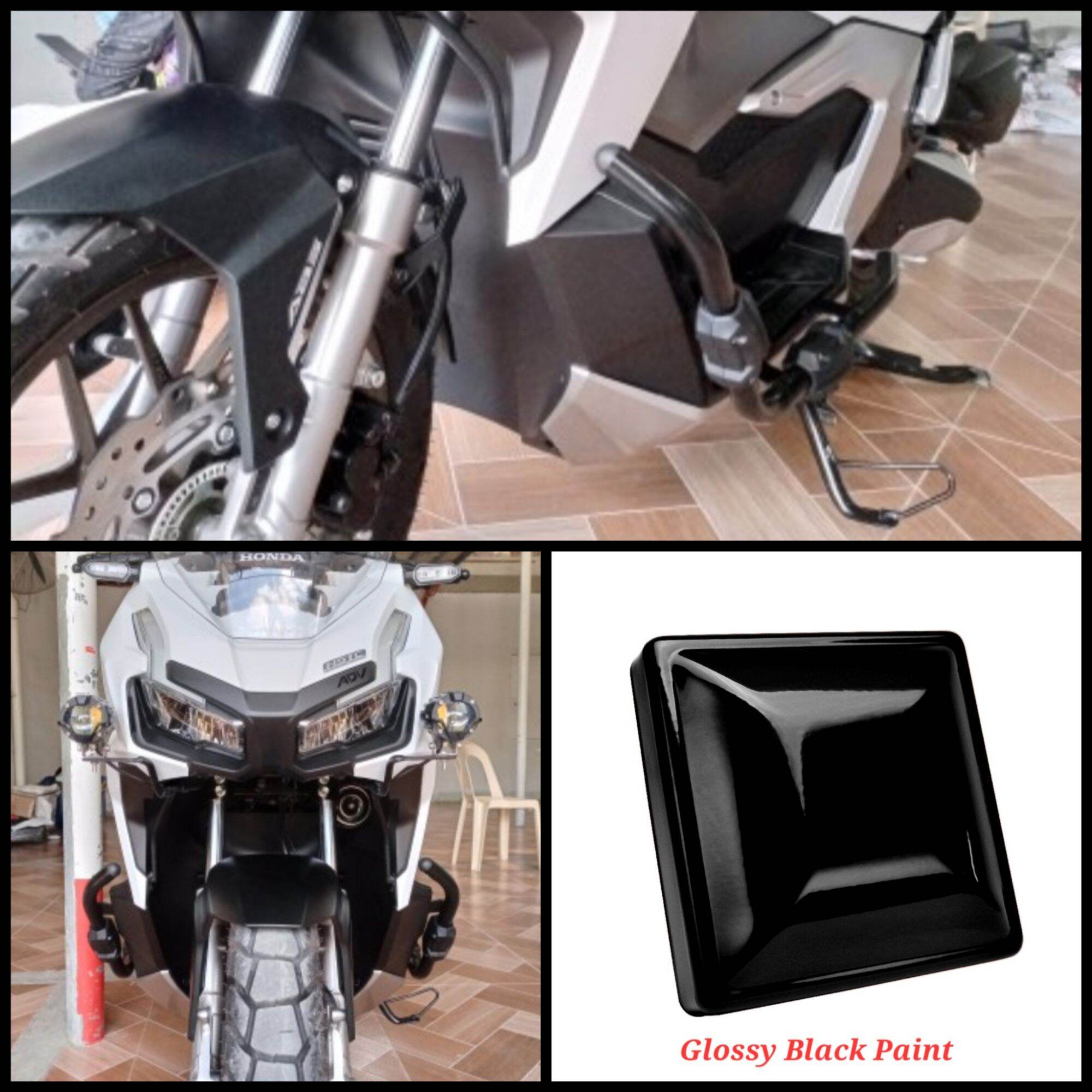 Honda Adv 160 - Half Small Crash Guard Design 1 with Powder Coated ...
