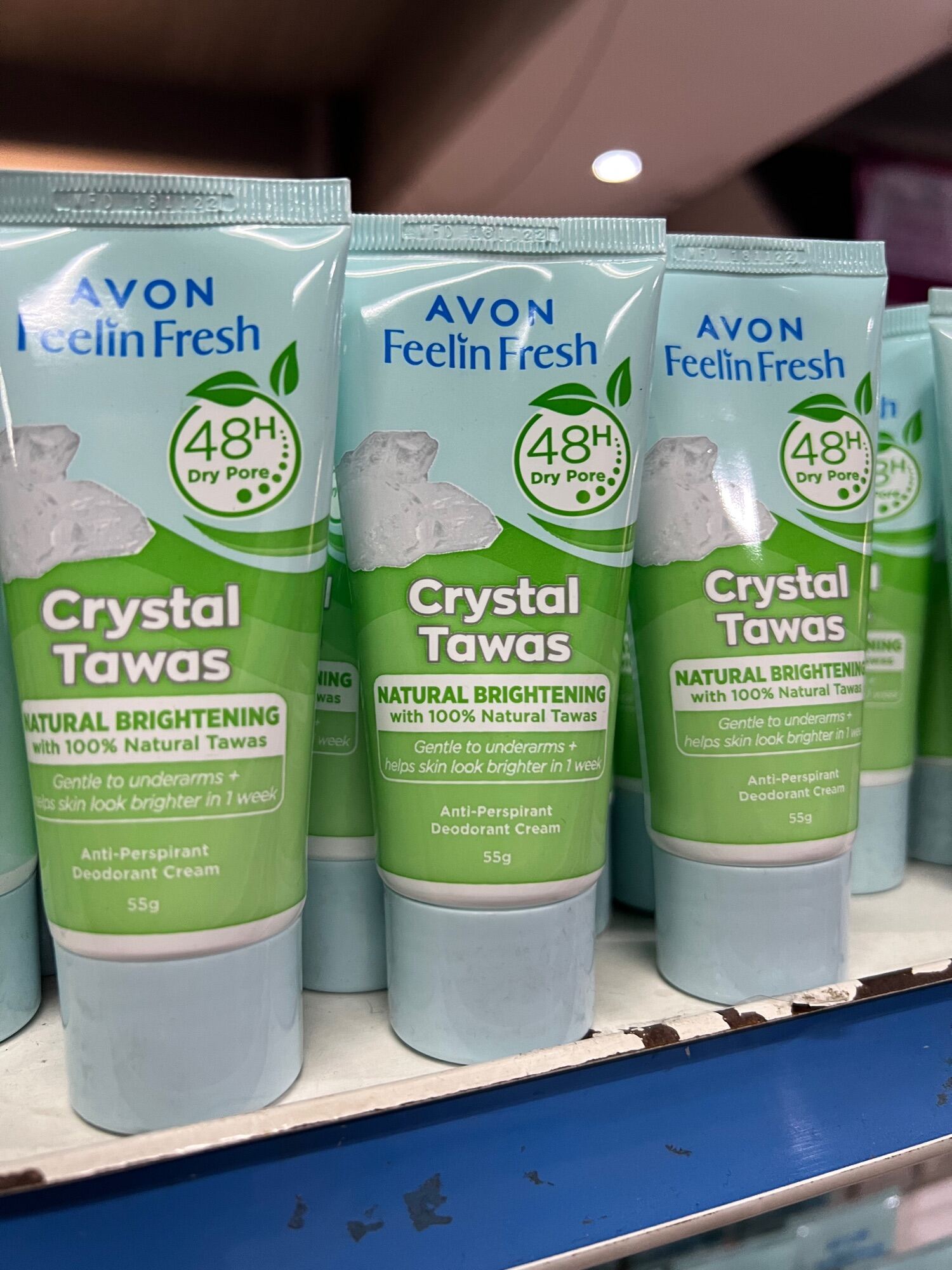 Avon Feeling Fresh Queltch Crystal Tawas Cream Deodorant 55g | Lazada PH