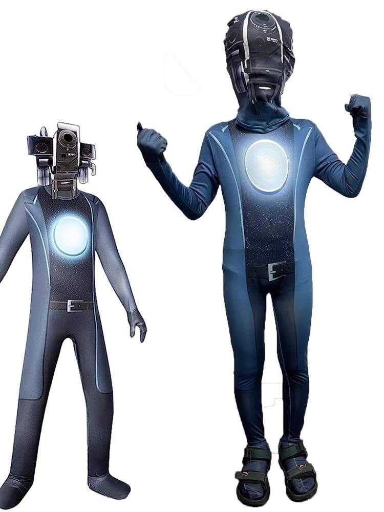 Toilet Man Monitor Man TV Man Doll Cos Costume Skibidi Toilet ...