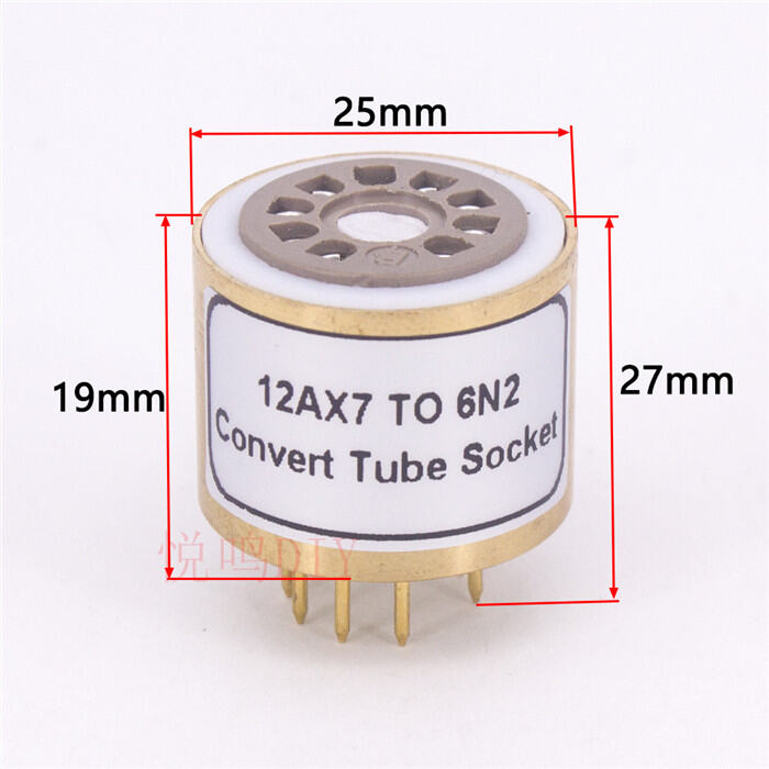 Tube Holder 12AX7 12AU7 ECC82 to 6n2 6 N1 6922 Ecc88 Tube Transition ...