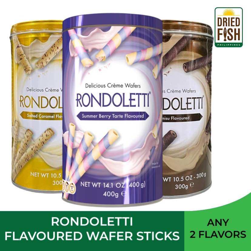 RONDOLETTI Cream Wafer Stick 300g Assorted Flavors | Lazada PH