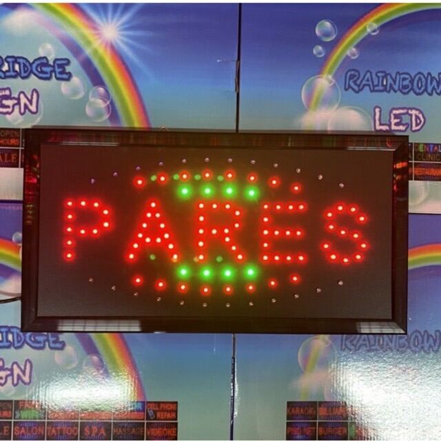 PARES - RAINBOW BRIDGE LED SIGNAGE (NEW -SMALL) #SIZE:W48CM #991 ...
