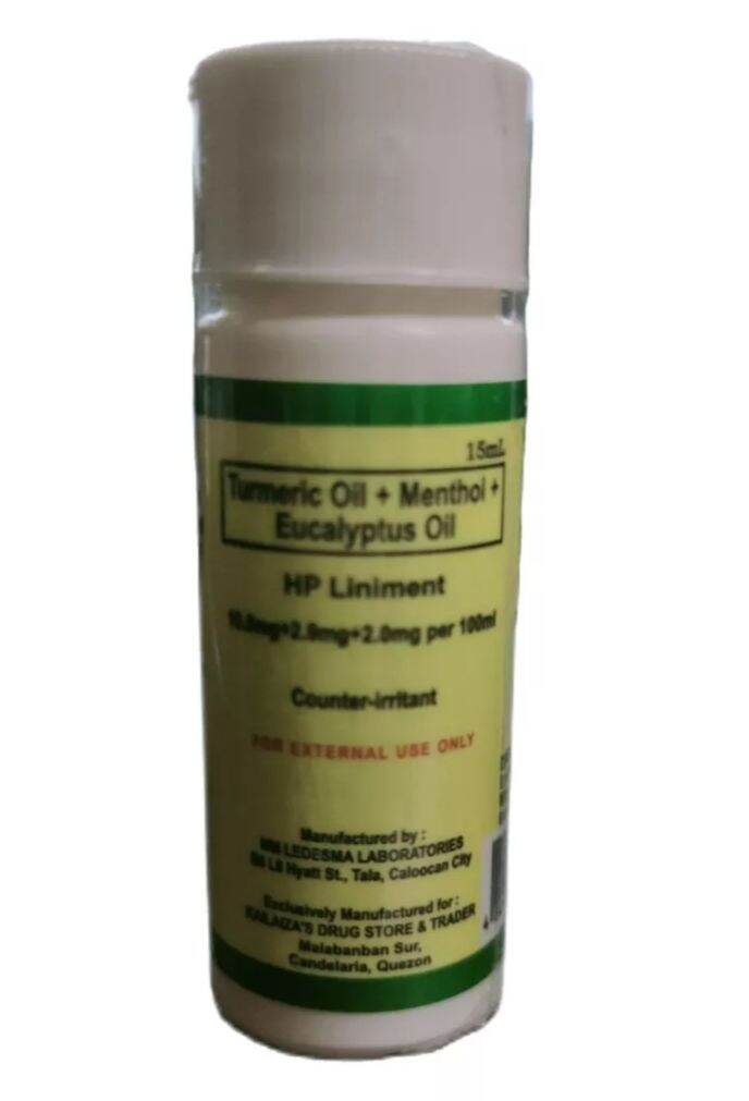 HP Liniment Turmeric Oil (Luyang Dilaw Extract) | Lazada PH