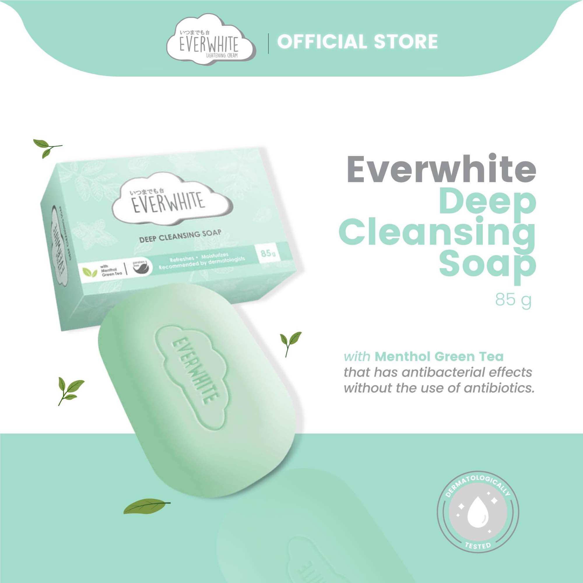 Everwhite mint green tea soap | Lazada PH