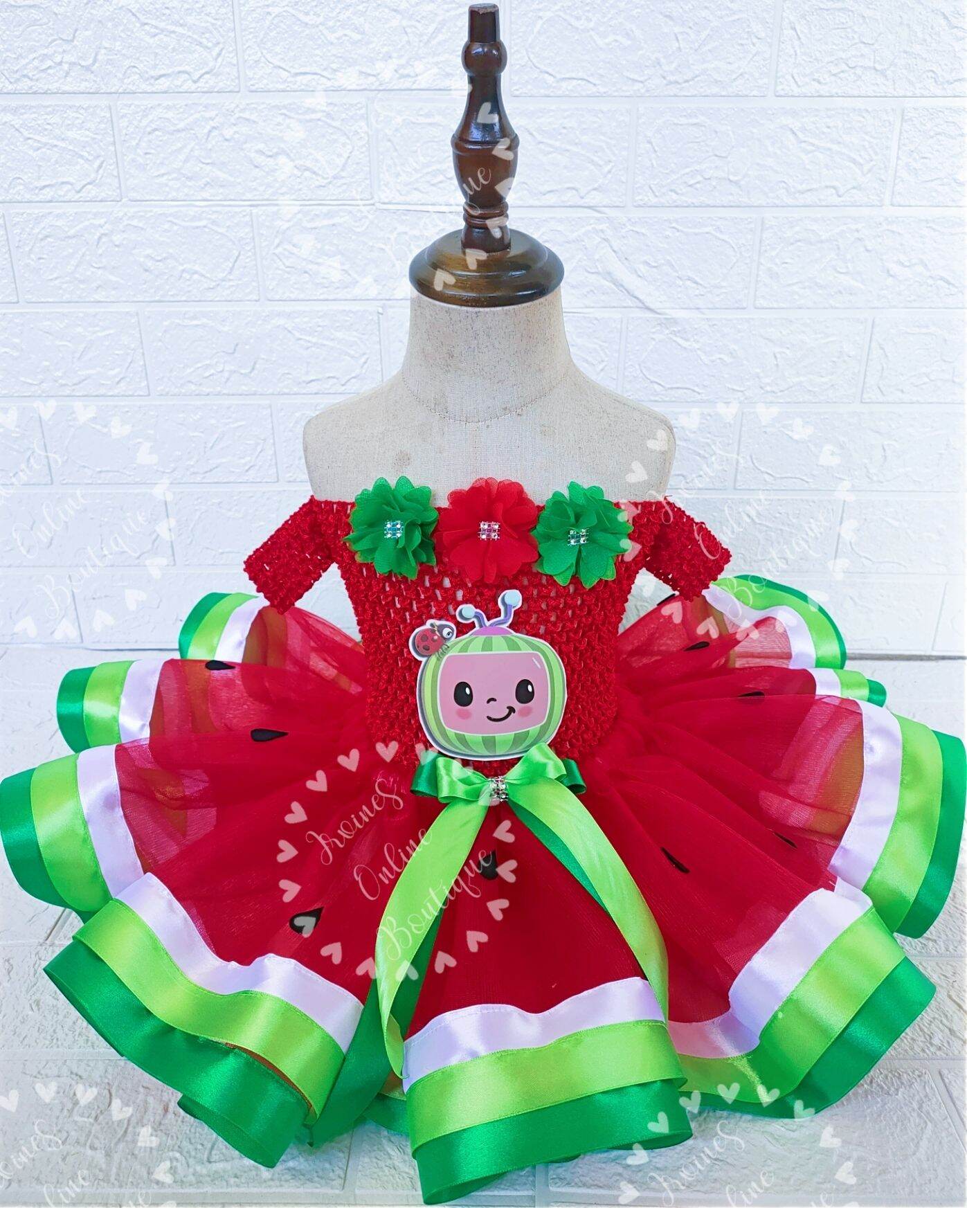 Cocomelon Inspired Tutu with headdress | Lazada PH