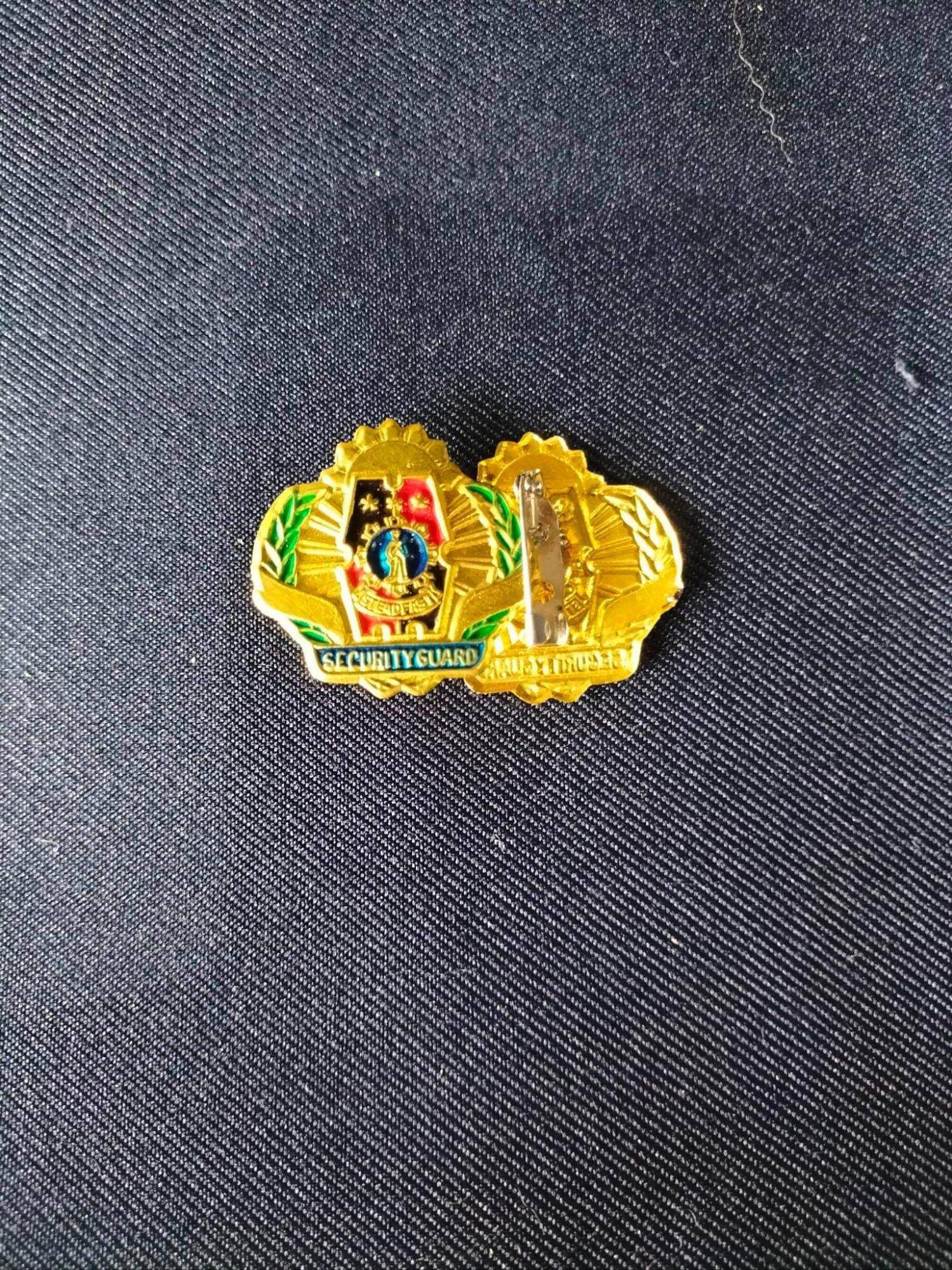 Security guard Collar Pin Perdible and Tusok with color and no color ...