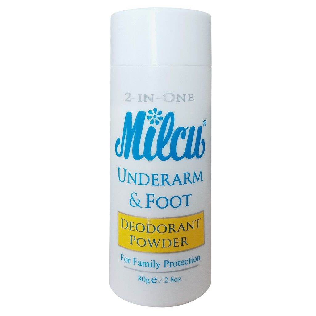 Milcu Foot and Underarm Deodorant Powder 40g and 80g Good For Daily Use ...