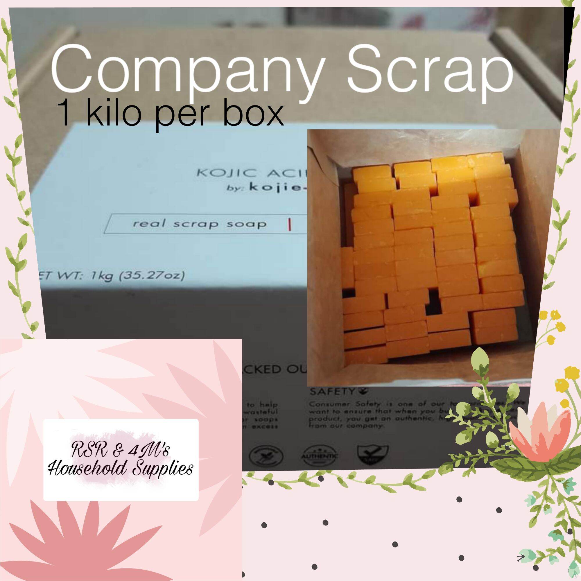 Kojic Soap Company Scrap 1 kilo per box Original K.S. Kojic Soap