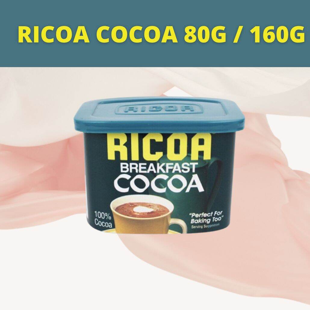 RICOA UNSWEETENED COCOA 80g | Lazada PH
