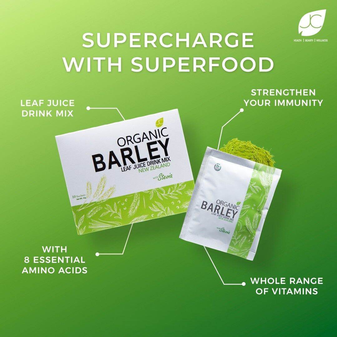 JC Organic Barley Juice Powder FDA Approved Healthy Drink Only Barley ...