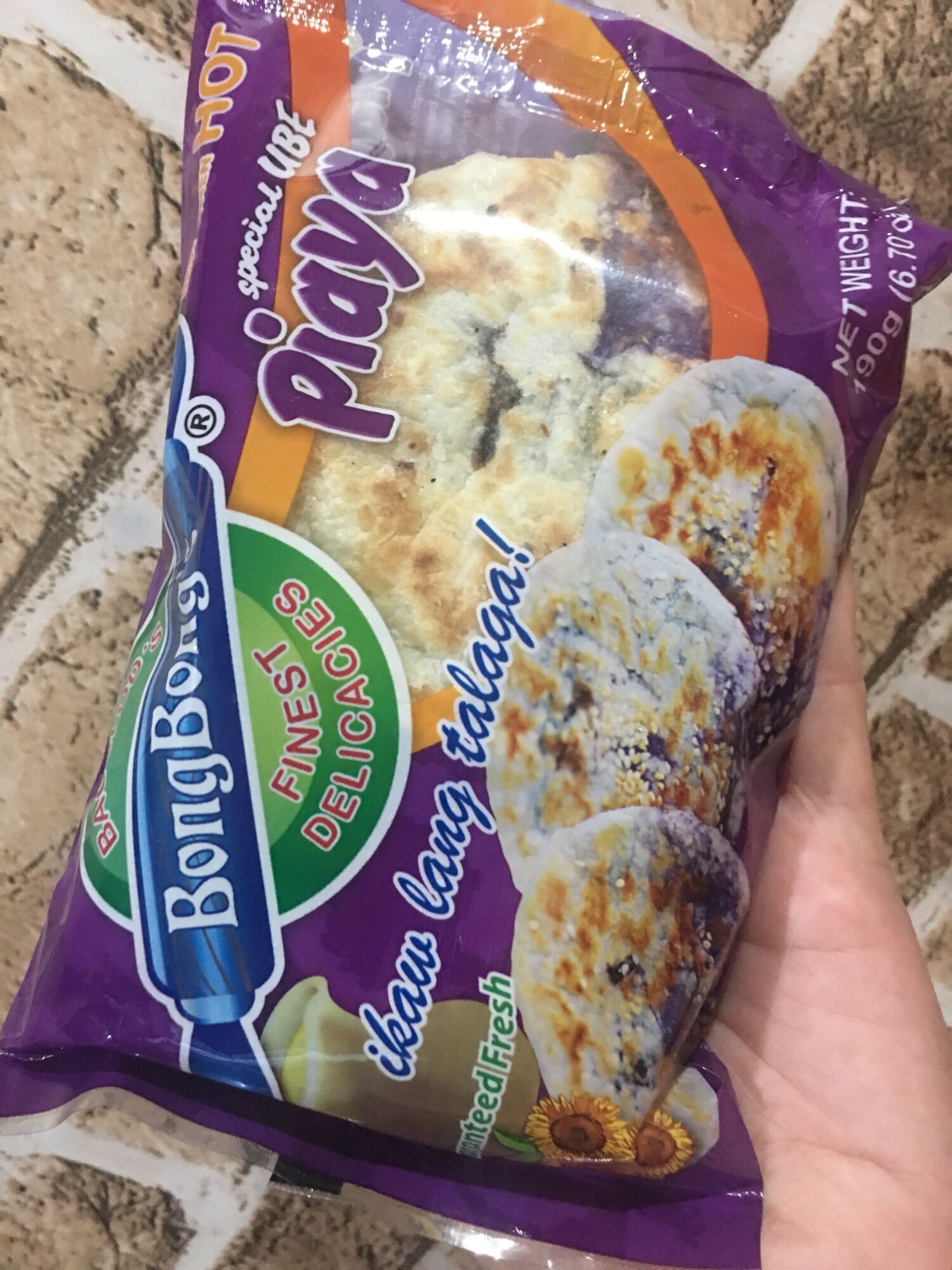 Piaya Recipe Ube