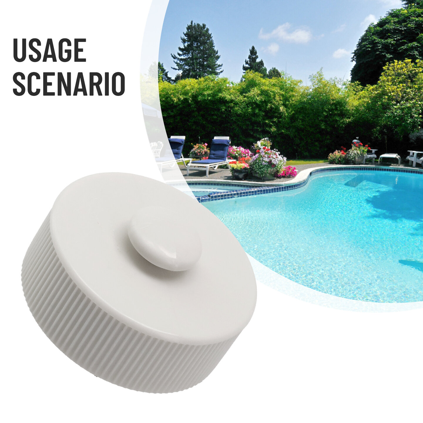 In-tex Screw Cap Replacement For Swimming Pools 42 Inches And Above ...