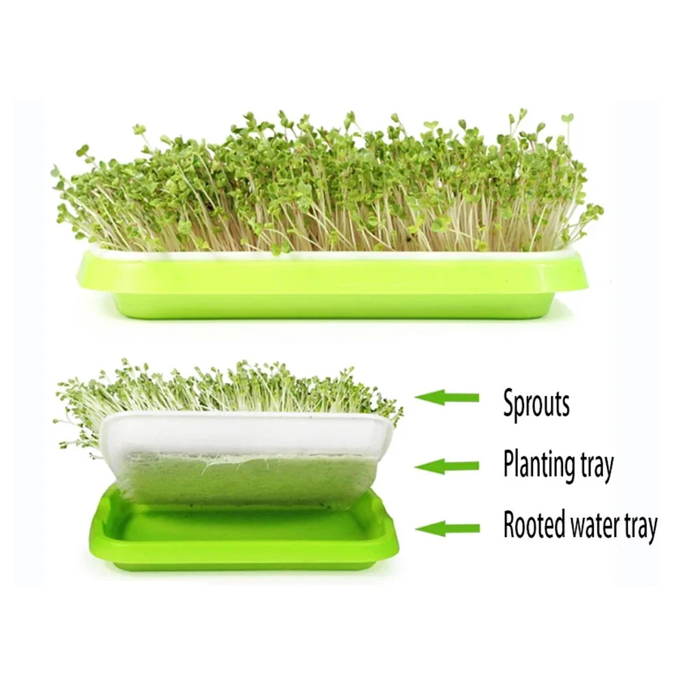 Microgreens Sprouter Tray Hydroponic / Sprouting Tray For Sprout ...