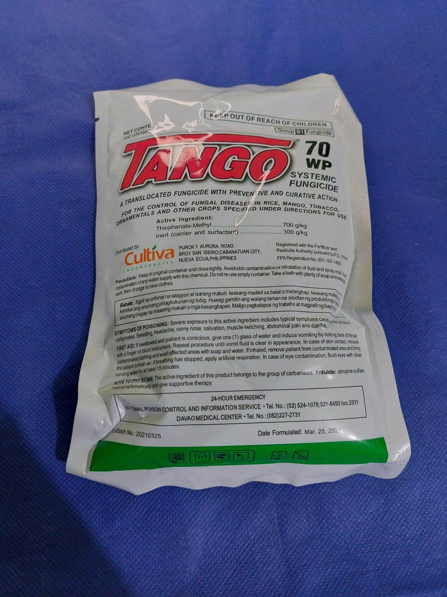 Tango 70WP (100 grams) SYSTEMIC FUNGICIDE | Lazada PH